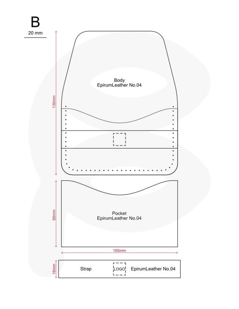 1 Pocket Folding Card Holder (FREE PATTERN) - EpirumLeather